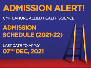 CMH Allied Health Science Admission Schedule 2021-22 - STEP By PGC