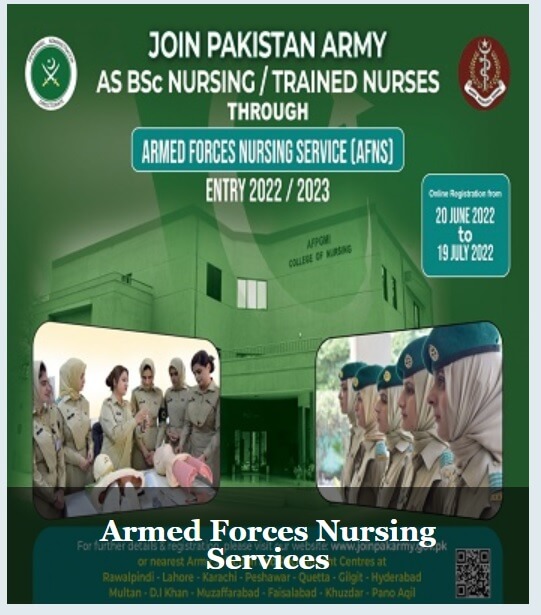 Join Pak Army AS B.Sc Nursing - STEP by PGC