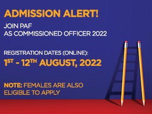 JOIN PAF AS COMMISSIONED OFFICER 2022 - STEP By PGC