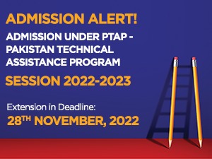 ADMISSIONS UNDER PTAP-PAKISTAN TECHNICAL ASSISTANCE PROGRAM - STEP By PGC