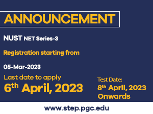 NUST NET Series-3 - STEP By PGC