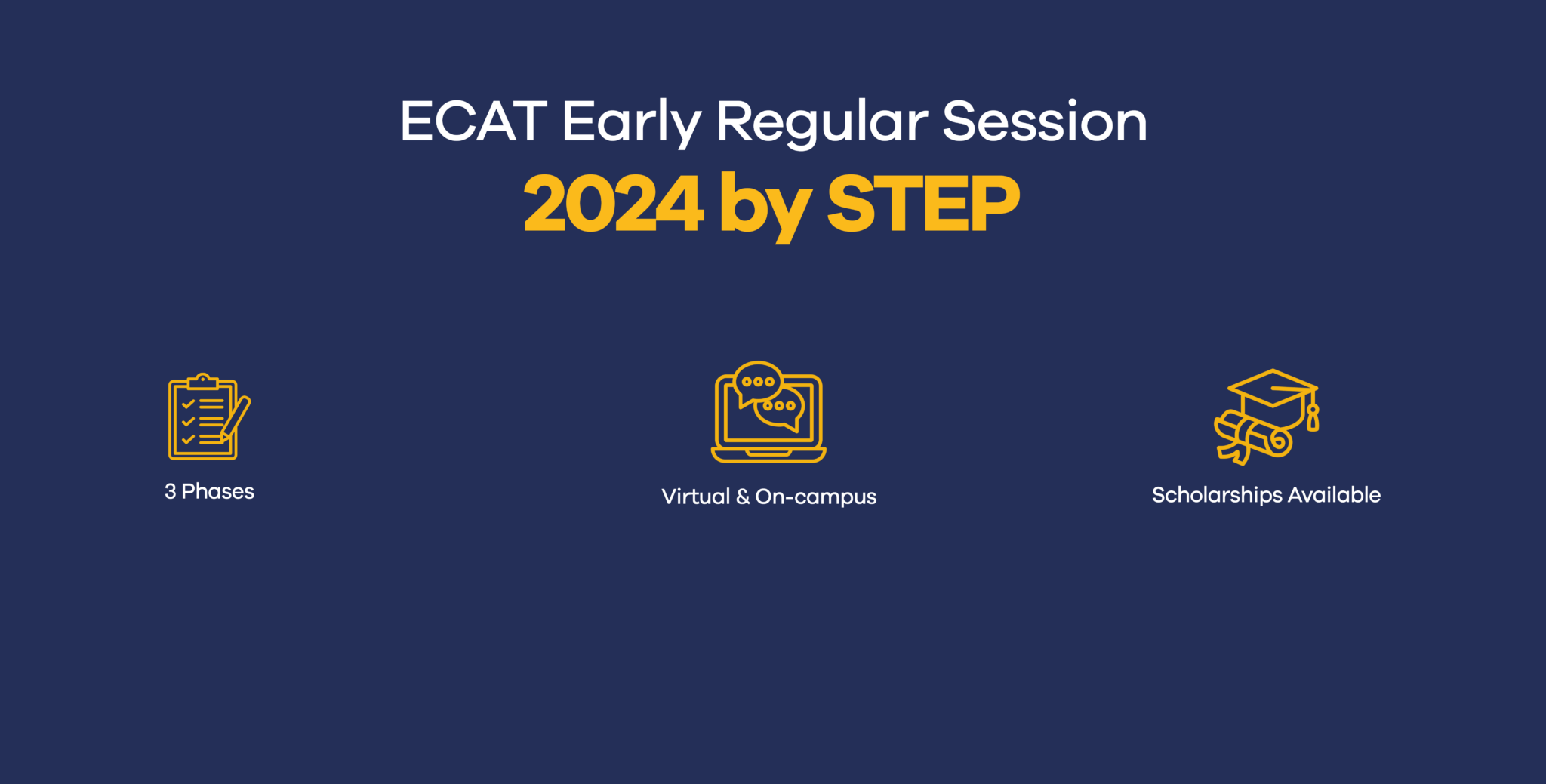 Join ECAT Early Regular Session 2024 - STEP by PGC