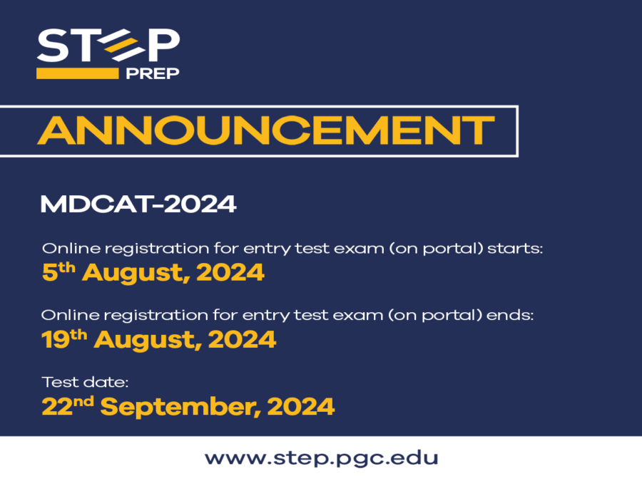 MDCAT-2024 - STEP by PGC