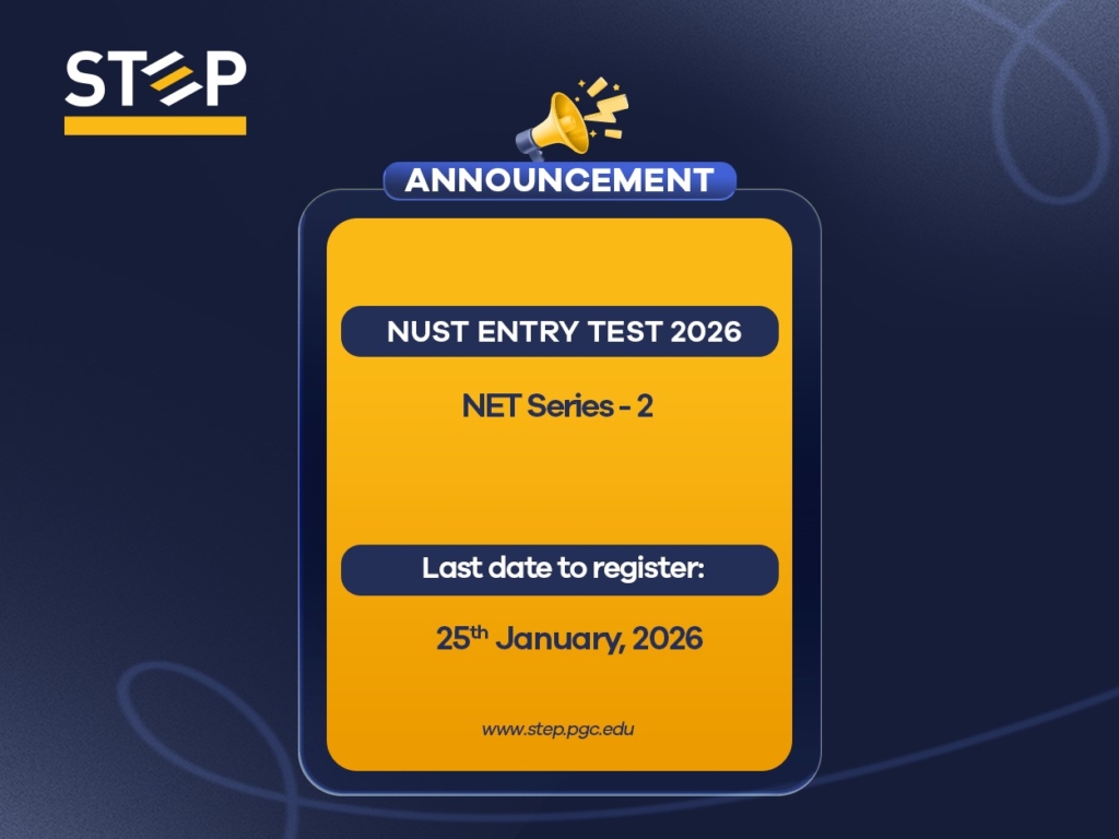 NUST Entry Test 2026 NET Series-2 - STEP by PGC